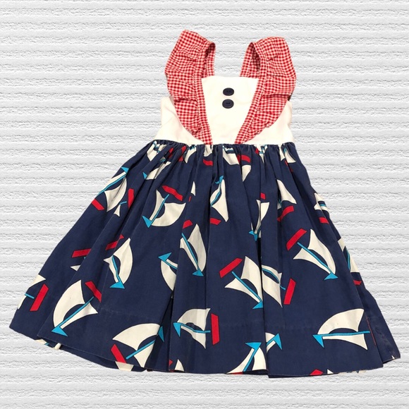 Kelly's Kids | Dresses | Kelly Kids Sailboat Summer Dress | Poshmark